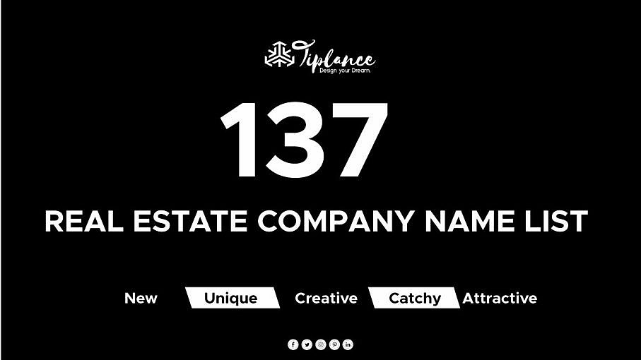 137 Catchy New Real Estate company name Ideas and Suggestion list