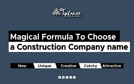101 Catchy Construction Company names, ideas & suggestion. - Tiplance