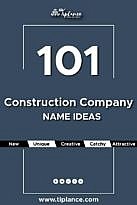 101 Catchy Construction Company names, ideas & suggestion. - Tiplance