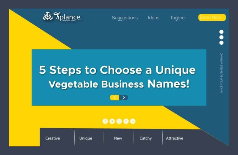 121 Vegetable Shop name Ideas For your Vegetable Business. - Tiplance