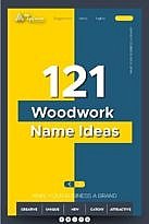 151 Unique Woodwork and Carpentry Company name ideas. - Tiplance