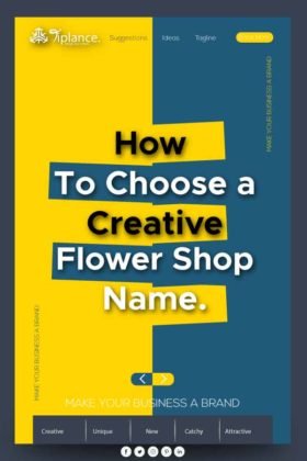 99 innovative and cute Flower Shop name ideas - Tiplance