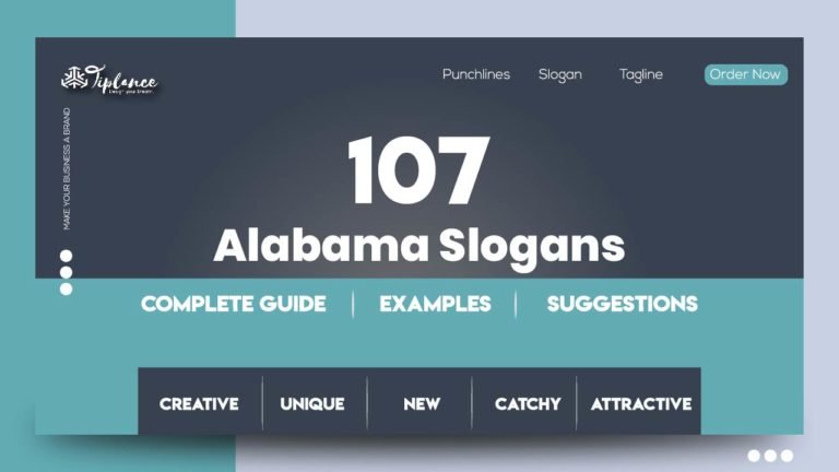 107+ Creative Alabama Slogans Taglines & Example - Tiplance