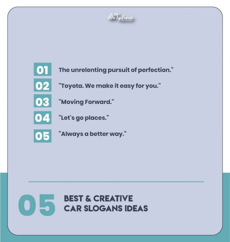 Attractive Car Slogans & Taglines Sample - Tiplance