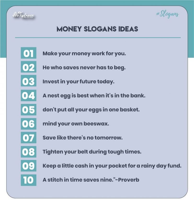 115+ Attractive Money Slogans Taglines & Ideas - Tiplance