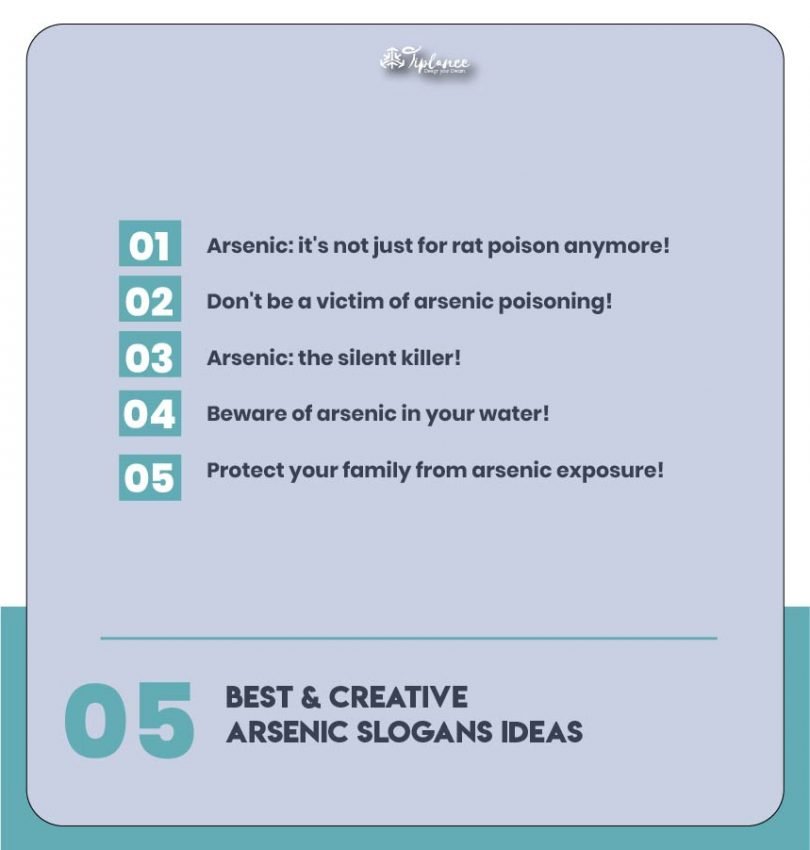 101+ Best Arsenic Slogans & Taglines ideas - Tiplance