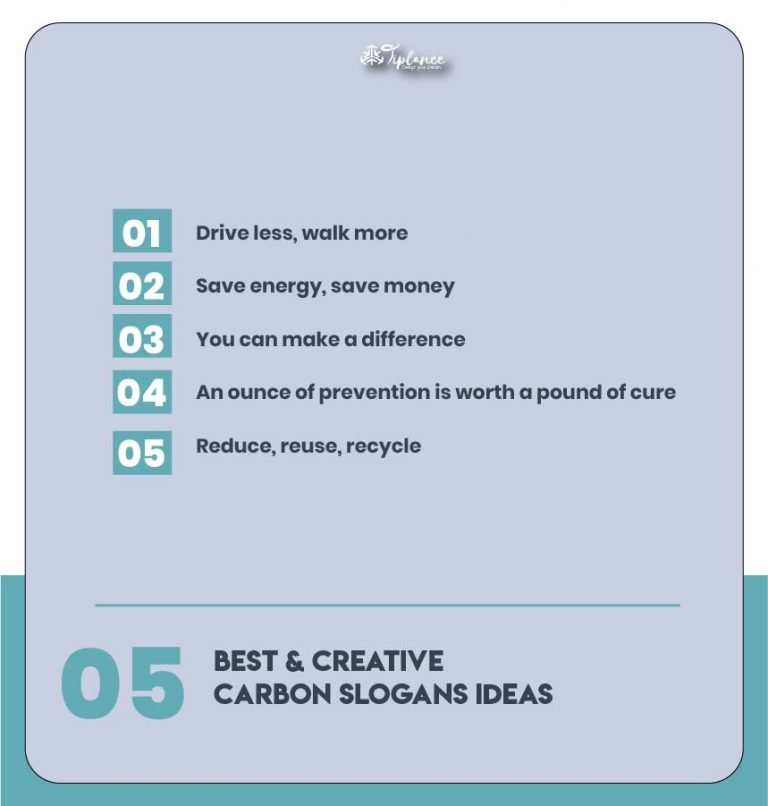 101+ Best Carbon Slogans Ideas & Examples - Tiplance