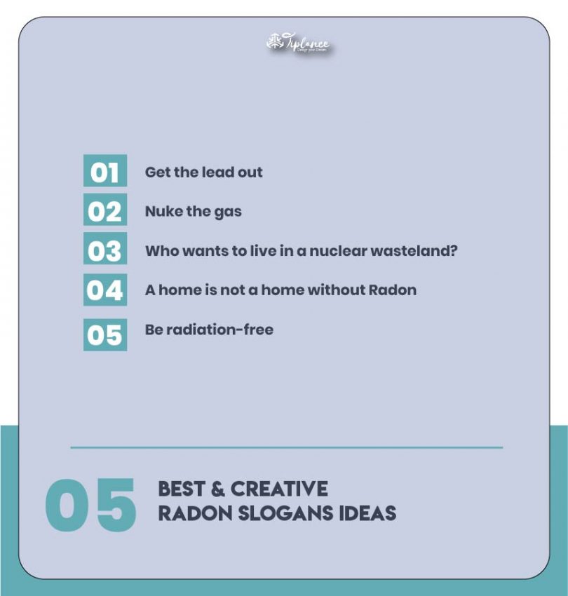 Best Radon Slogans Ideas And Examples Tiplance