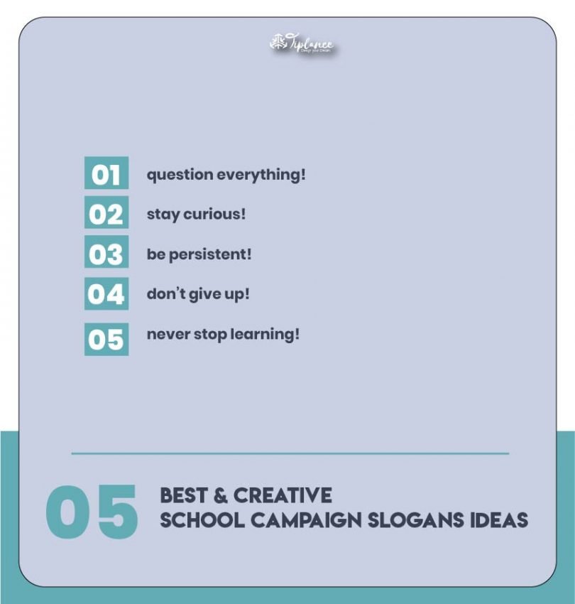 101+ Best School Campaign Slogans Ideas & Examples - Tiplance