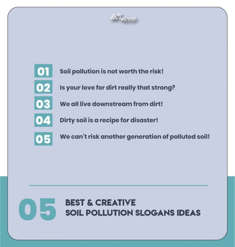 115+ Creative Soil Pollution Slogans & Taglines ideas - Tiplance