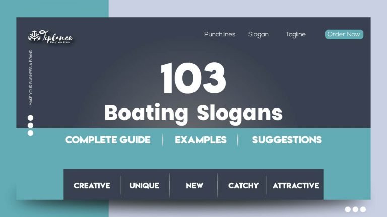 103+ Attractive Boating Slogans Ideas & Examples - Tiplance