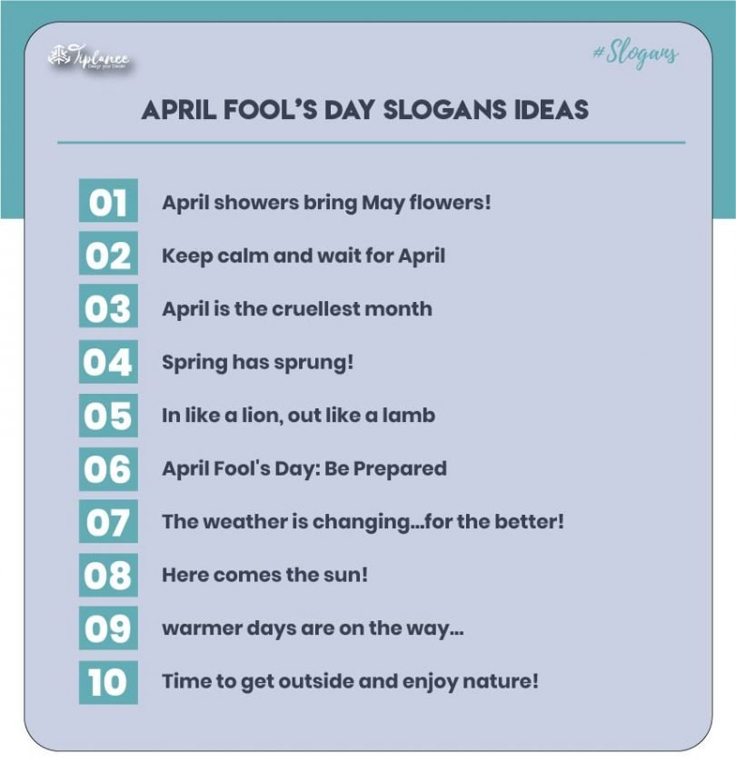 111+ Funny April Fools Day Slogans Taglines & Ideas - Tiplance