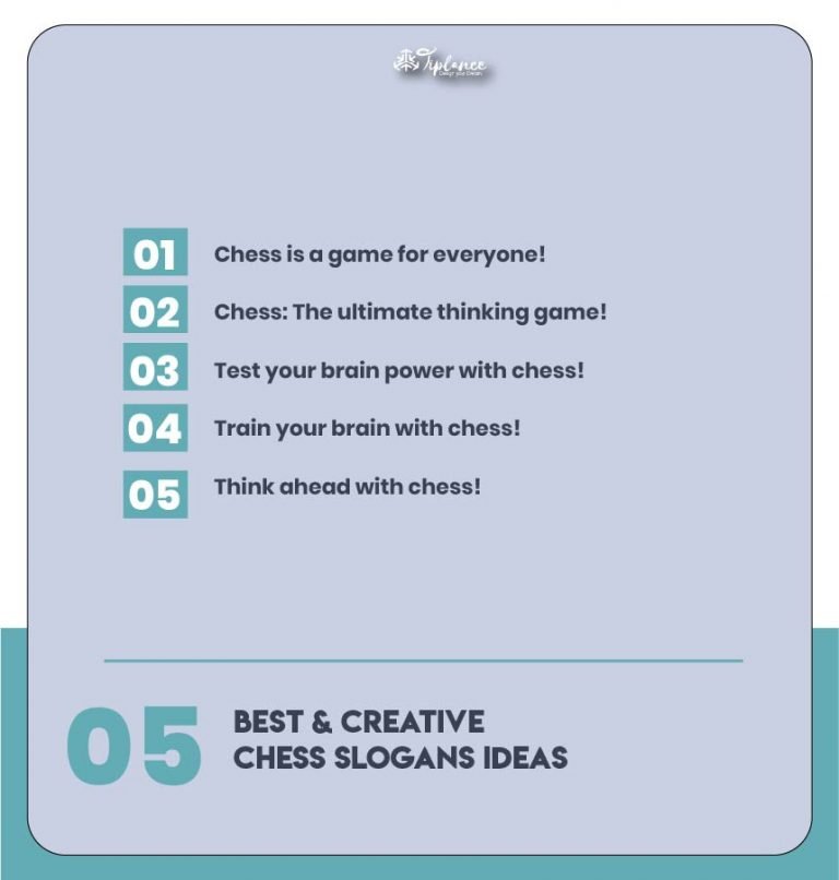 113+ Catchy Chess Slogans Example & Ideas - Tiplance