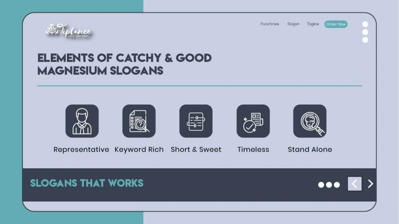 115+ Catchy Magnesium Slogans & Taglines Examples - Tiplance