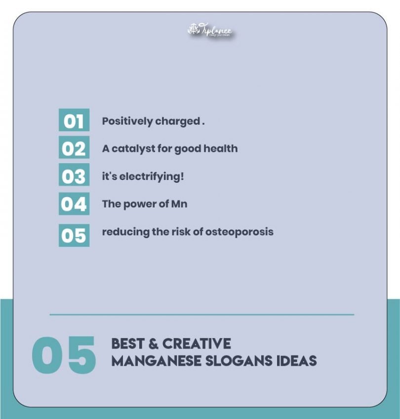 103+ Catchy Manganese Slogans & Taglines Examples - Tiplance