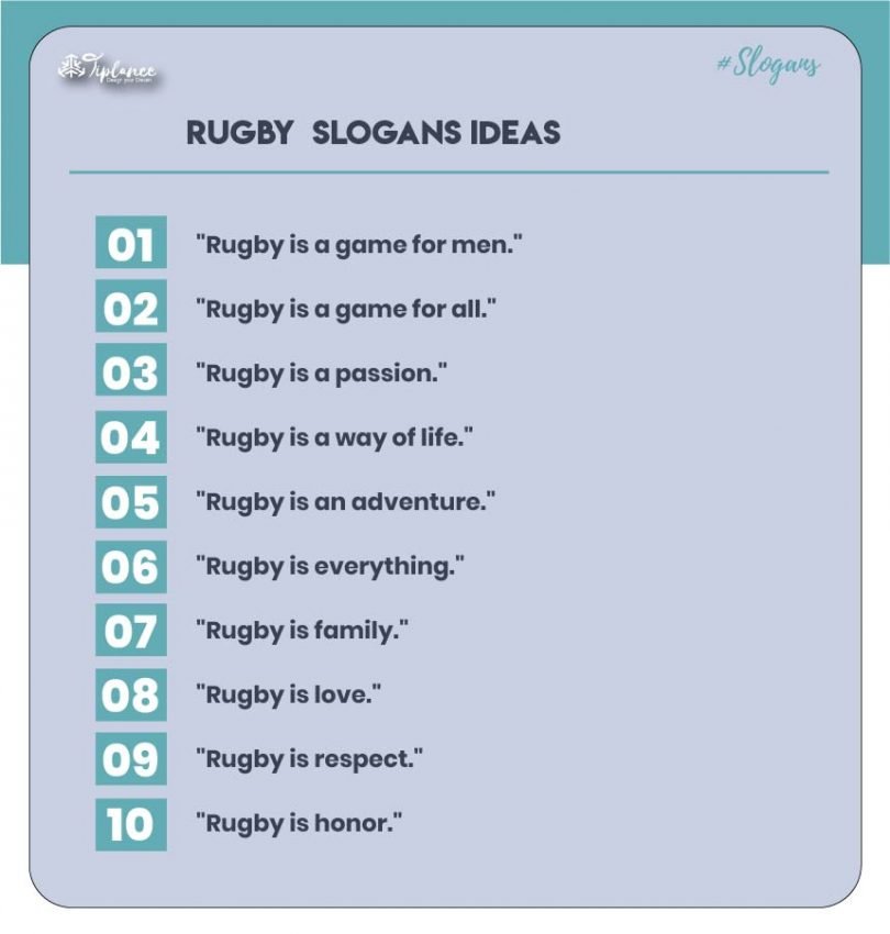 115+ Perfect Rugby Slogans & Taglines Ideas - Tiplance