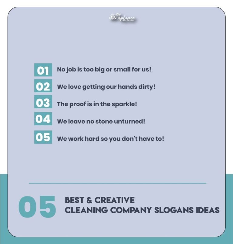 Creative Cleaning Company Slogans Ideas & Taglines - Tiplance