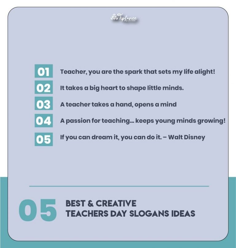 113+ Creative Teachers Day Slogans & Taglines Ideas - Tiplance