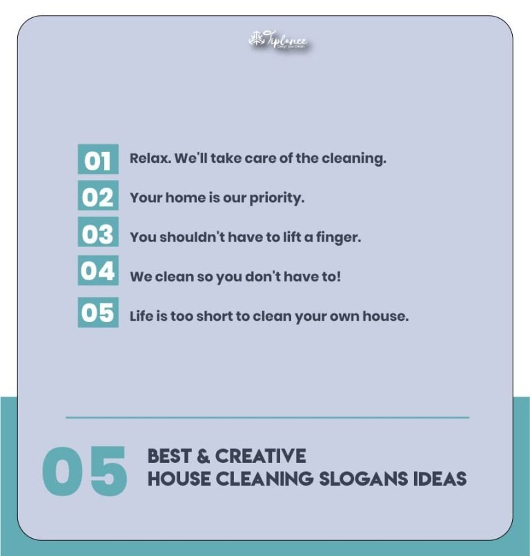 119+ Attractive House Cleaning Slogans Taglines & Example Ideas - Tiplance