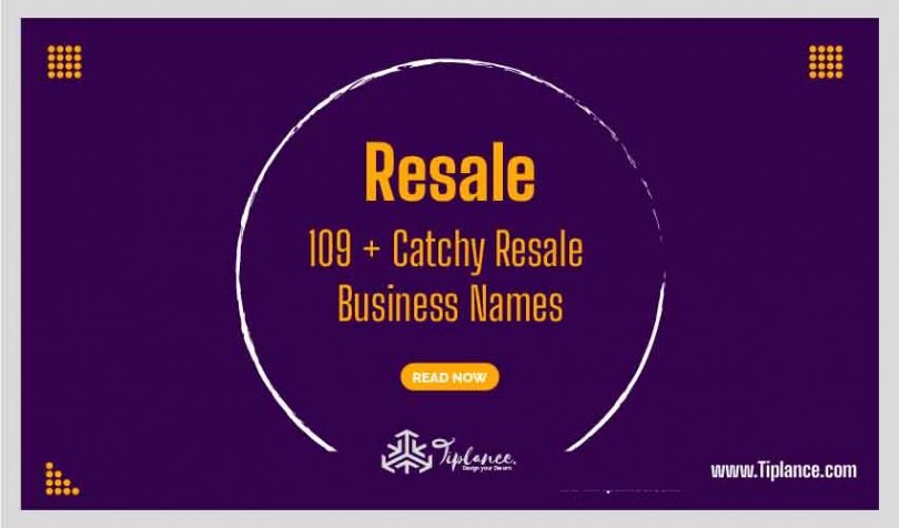 Resale Business Names - Tiplance