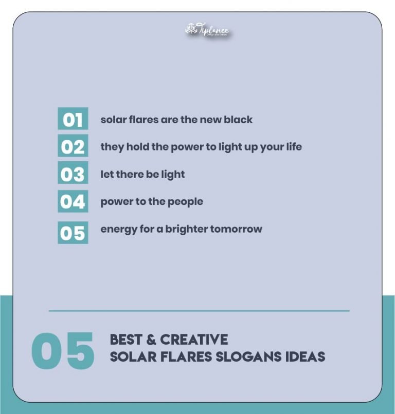 105+ Best Solar Flares Slogans & Taglines Ideas - Tiplance