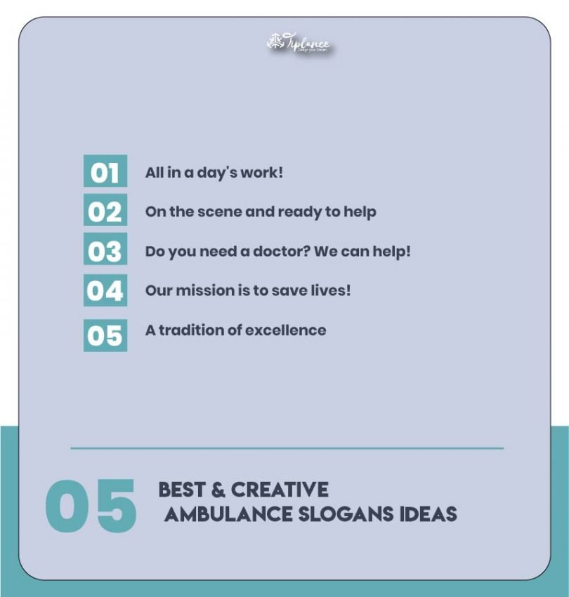 105+ Best Ambulance Company Slogans Examples & Taglines