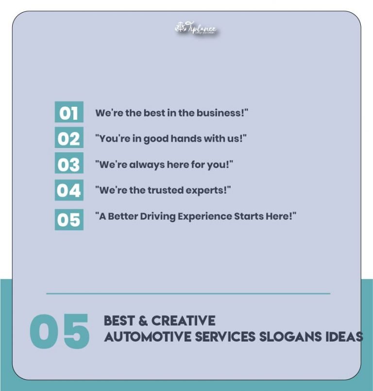 109+ Unique Automotive Services Slogan & Taglines Samples