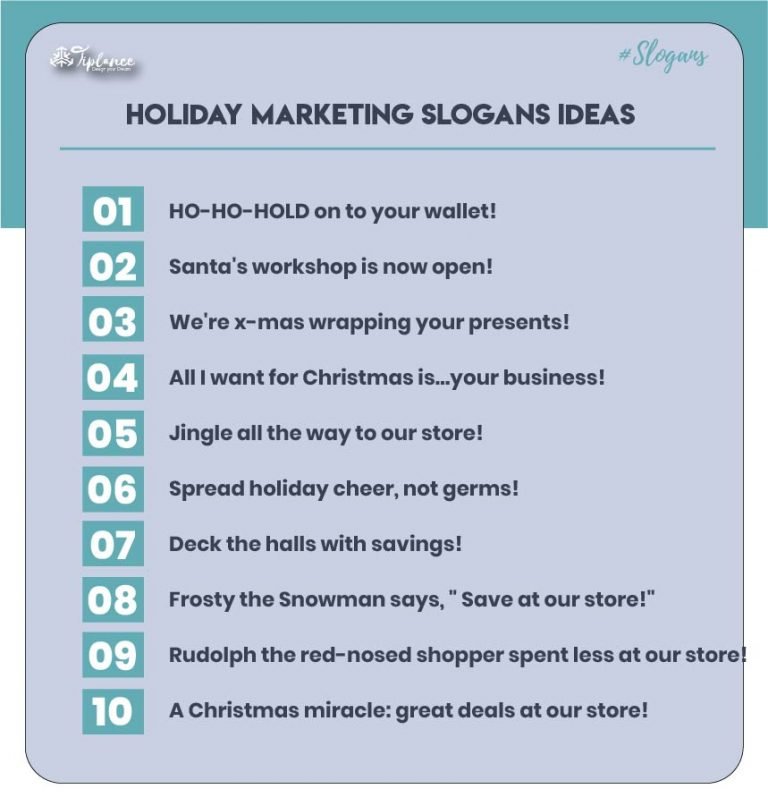 105+ Best Holiday Marketing Slogans Ideas & Taglines