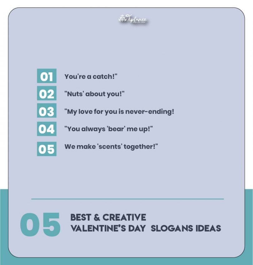 103+ Popular Valentines Day Slogans Ideas & Taglines - Tiplance