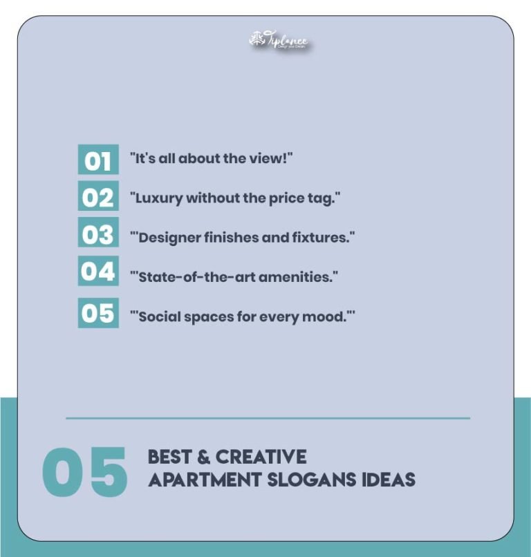 101+ Best Apartment Slogans Ideas & Taglines - Tiplance