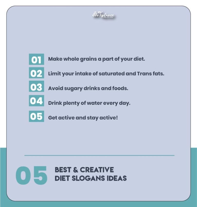 109+ Best Diet Slogans Examples & Suggestions - Tiplance