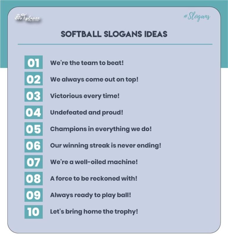 105+ Best Softball Slogans Ideas & Taglines - Tiplance