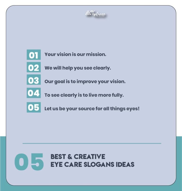 125+ Eye Care Slogans Example & Sample - Tiplance