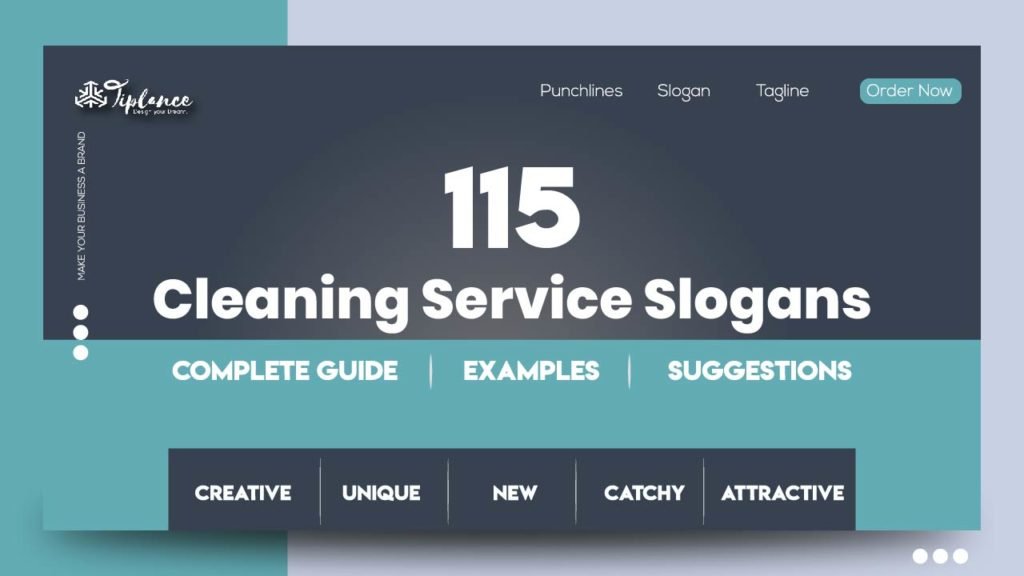 115+ Research Cleaning Service Slogans Taglines & Suggestion - Tiplance
