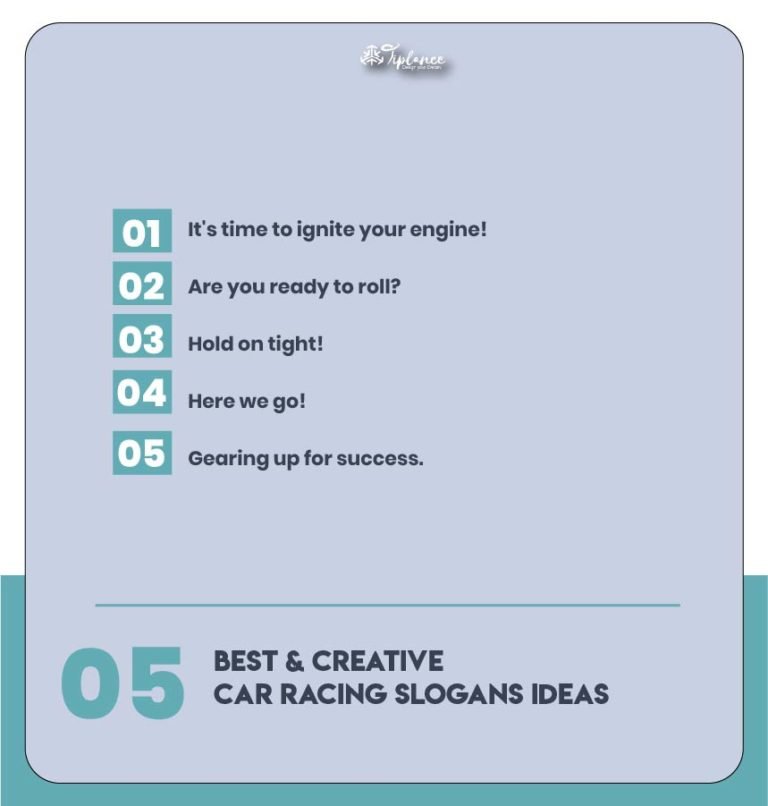 107+ Creative Car Racing Slogans Samples & Ideas - Tiplance