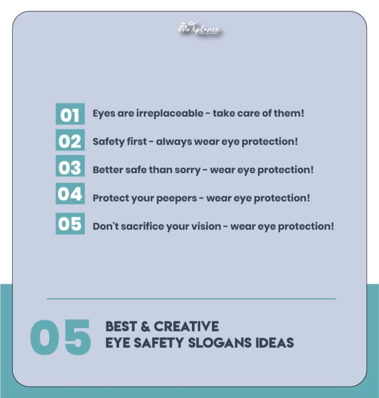 101+ Catchy Eye Safety Slogans Ideas & Examples - Tiplance