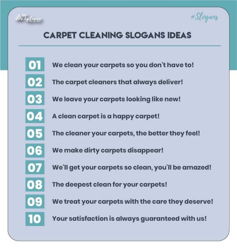 103+ Catchy Carpet Cleaning Slogans Ideas & Suggestions