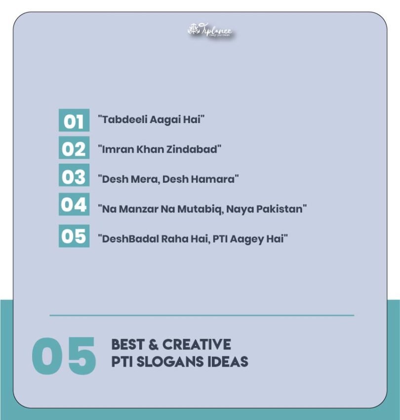 109+ Great PTI Slogans Examples & Taglines - Tiplance