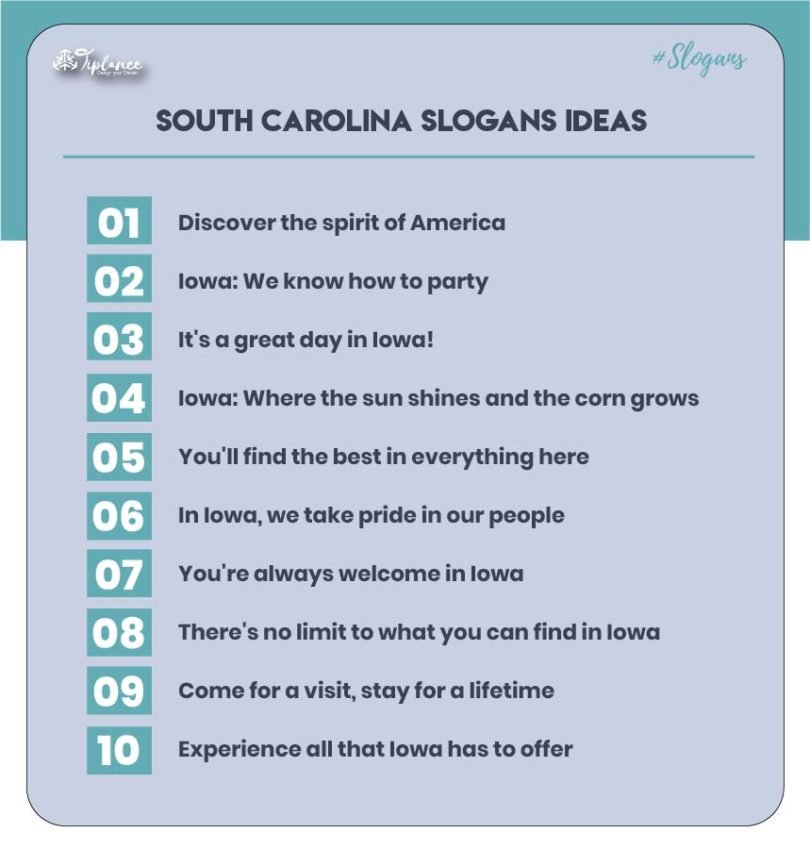 101+ Best South Carolina Slogans Ideas & Examples