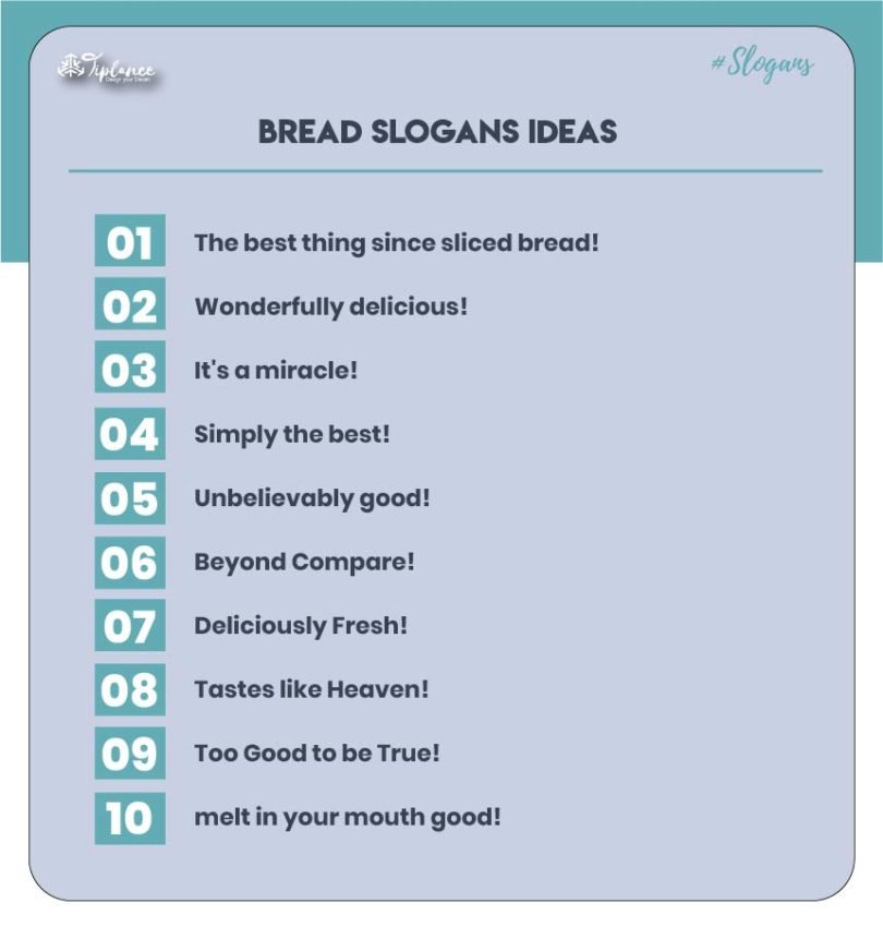 103+ Thankful Bread Slogans & Taglines Ideas - Tiplance