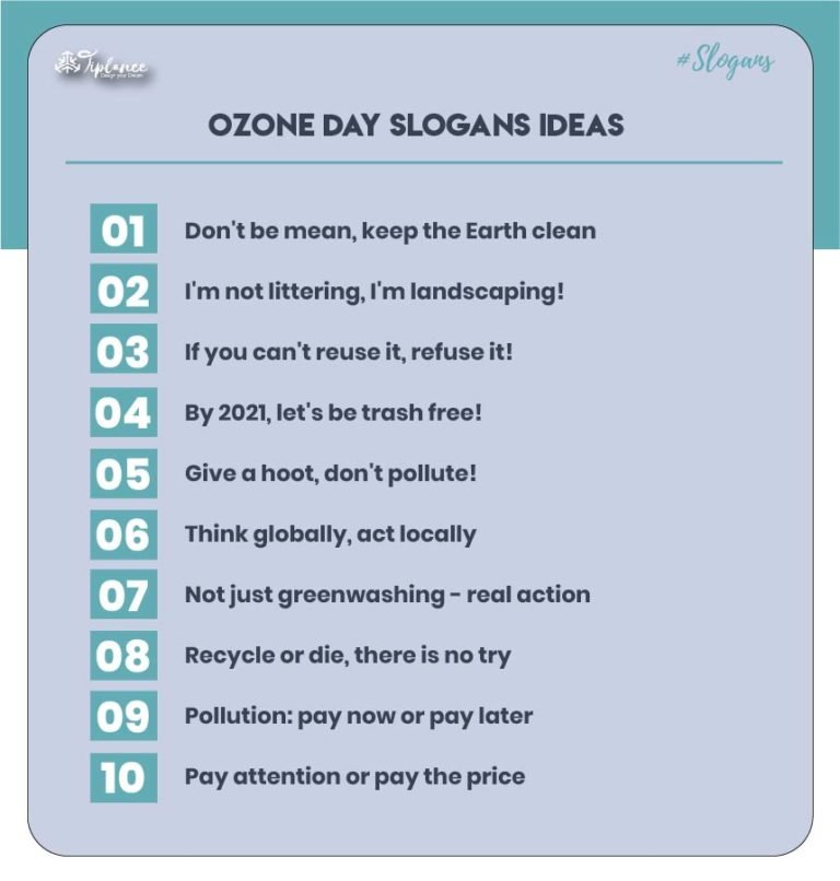 103+ Unique Ozone Day Slogans Examples & Taglines - Tiplance