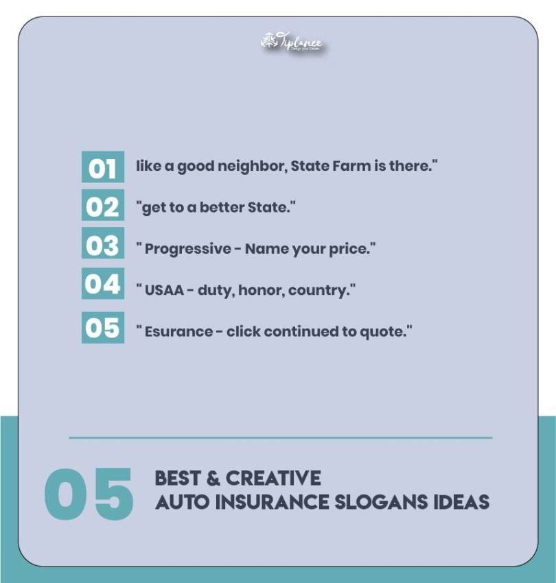 115+ Best Auto Insurance Slogans & Ideas Suggestions - Tiplance