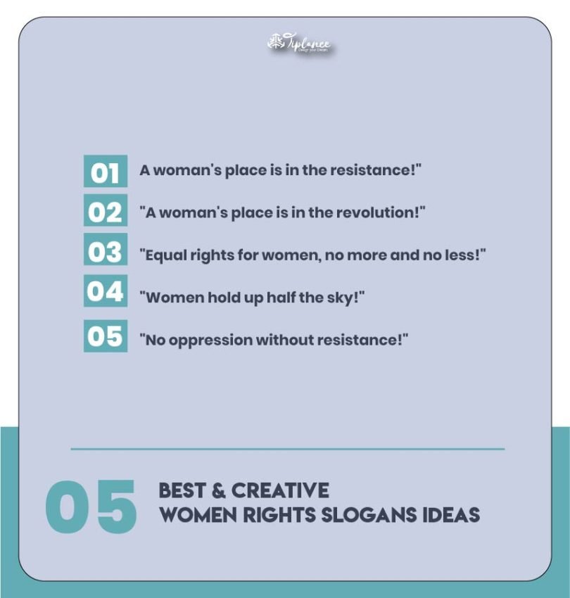 123+ Powerful Women Rights Slogans & Taglines Ideas - Tiplance