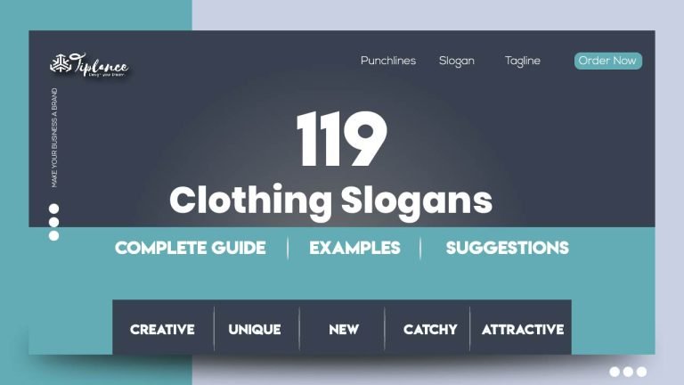 125+ Creative Clothing Brand Slogans & Taglines - Tiplance