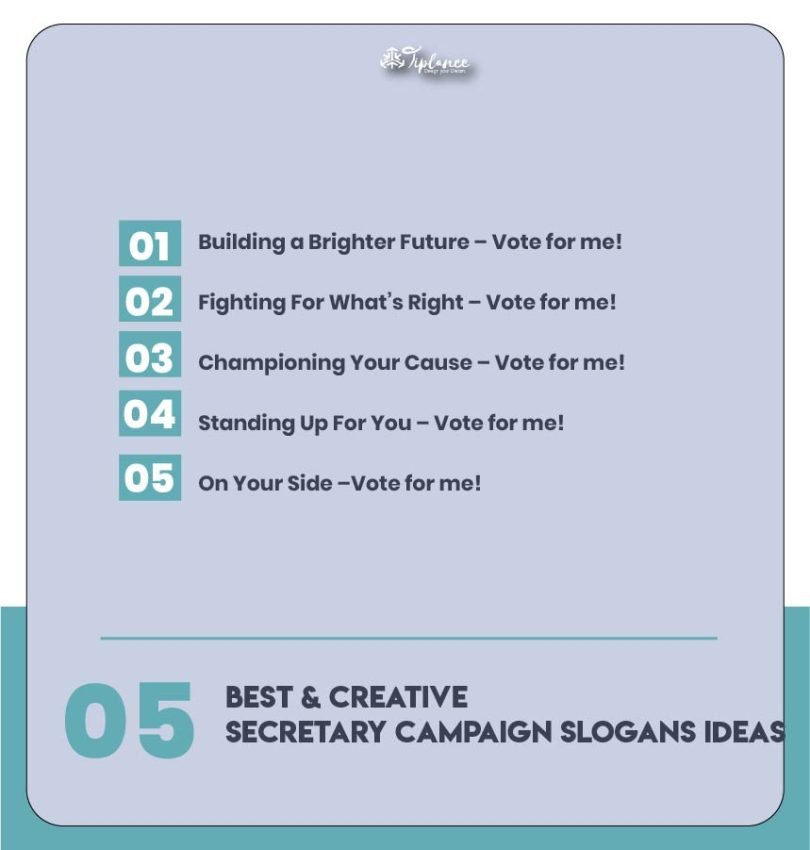 107+ Unique Secretary Campaign Slogans Ideas & Taglines