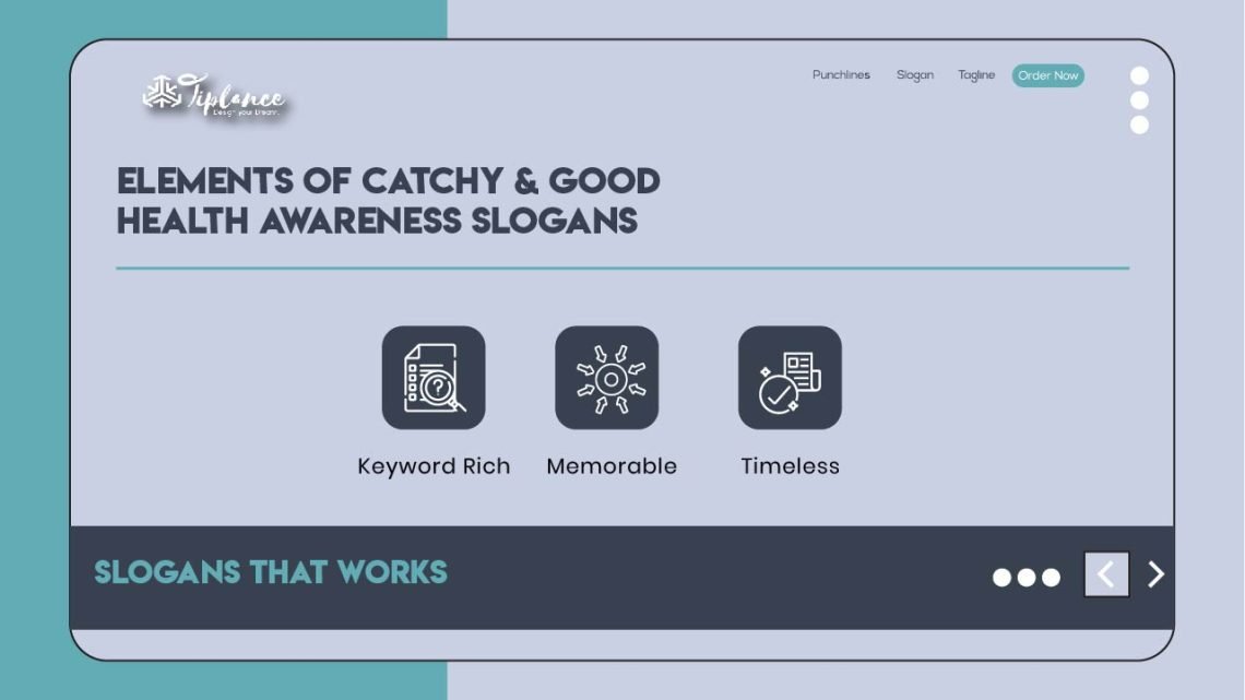 101+ Best Health Awareness Slogans Ideas & Taglines - Tiplance