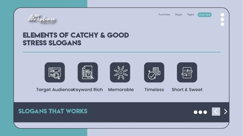 101+ Powerful Stress Slogans & Sample Ideas - Tiplance