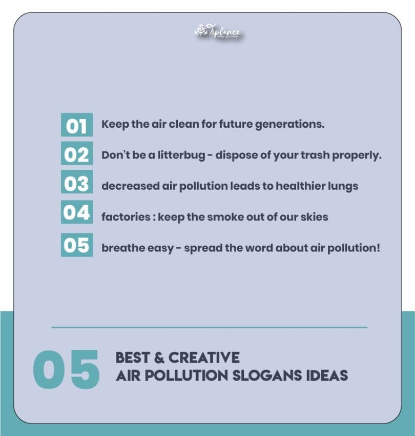121+ Best Air Pollution Slogans & Samples - Tiplance