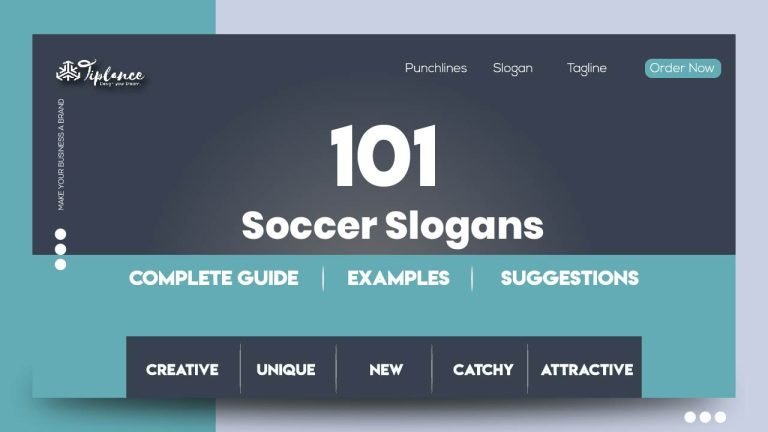 101+ Powerful Soccer Slogans & Taglines Ideas - Tiplance