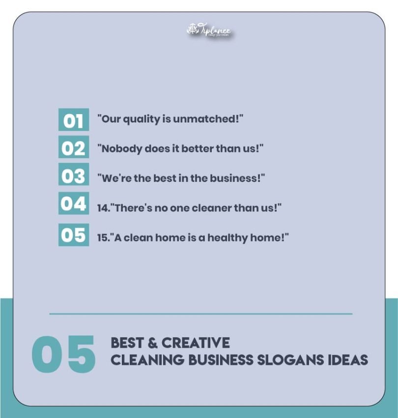 115+ Unique Cleaning Business Slogans Examples & Taglines - Tiplance
